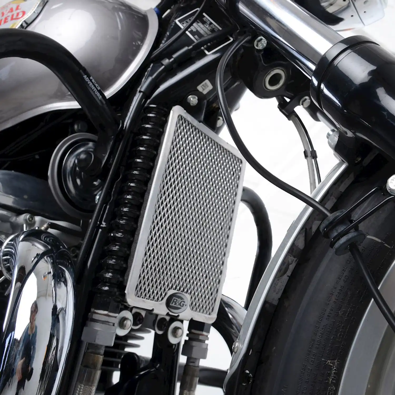 Oil Cooler Guard for Royal Enfield Interceptor 650 ’19- & Continental ...